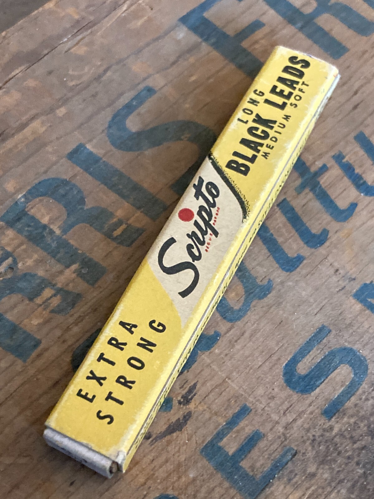 Vintage Scripto Extra Strong Long Black Leads No E 430 Medium Soft | eBay