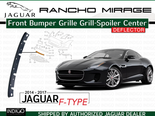JAGUAR OEM (2014-2017) F-Type Front Bumper Grille Grill-Spoiler Center ...