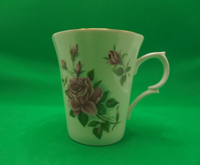St George Bone China Mug Pink Roses & Buds Gold Trim | eBay