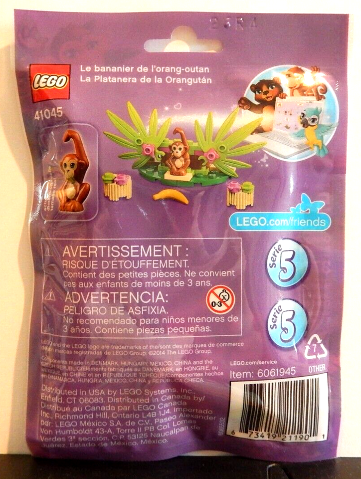 Lego 41045 Orangutan's Banana Tree Friends polybag 100% Complete | eBay