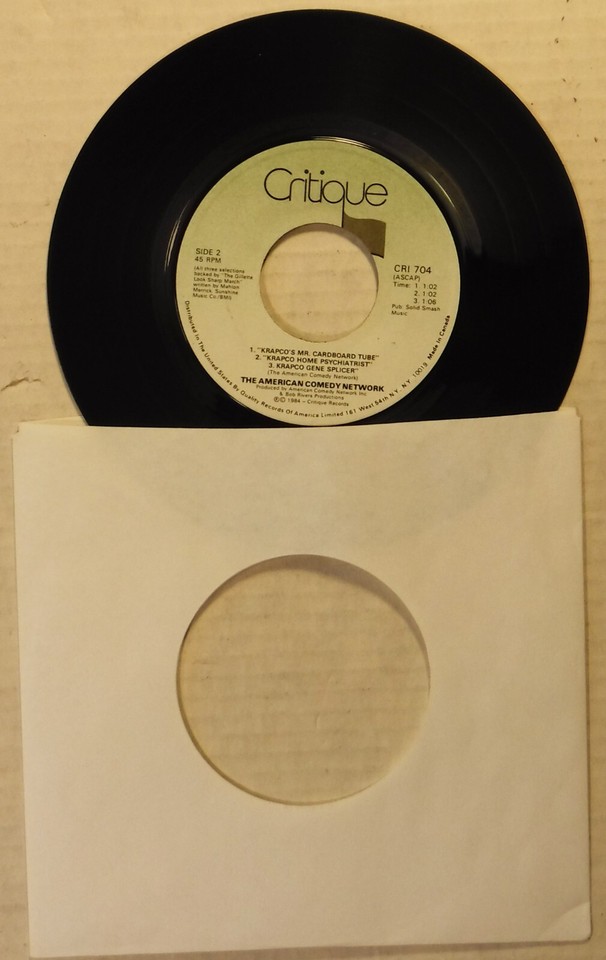 AMERICAN COMEDY NETWORK / BREAKIN’UP IS HARD ON YOU / CRITIQUE 704 / 45 ...