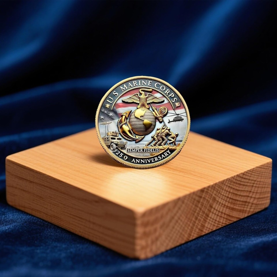 USMC Challenge Coin/Medal, 250th Anniversary U.S.Marine Corps United ...