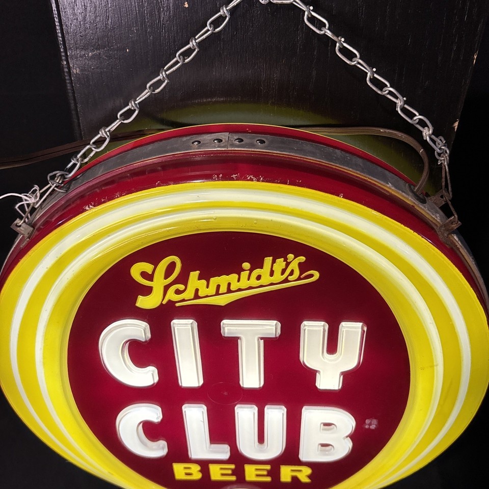 Vintage Schmidt Beer Double Sided Lighted Sign | eBay