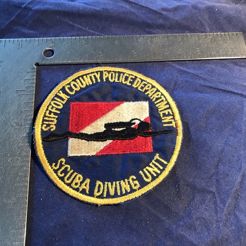 Suffolk County New York Police Large Original Scuba Diving Unit Team ...