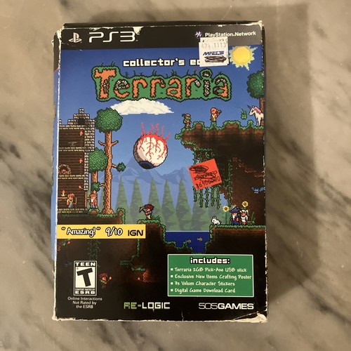 Terraria Collector's Edition PlayStation 3 Sealed New. Crushed Box ...