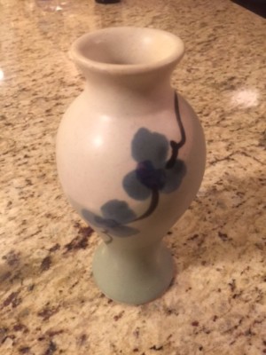 Follette Blue Flower Vase Aprox 7 inch vase | eBay