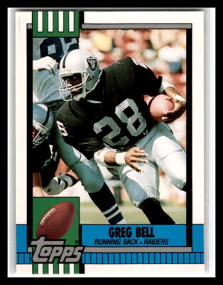 1990 Topps Traded #16T Greg Bell Los Angeles Raiders | eBay