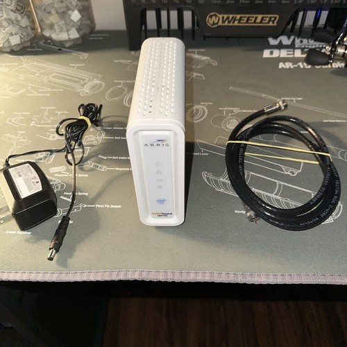 ARRIS Surfboard SB6190 - 32x8 Docsis 3.0 Cable Modem - White | eBay
