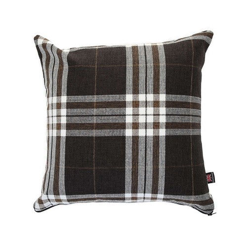 Designer Tartan Checked Pattern Fabric Cushion Filled Cushions British ...