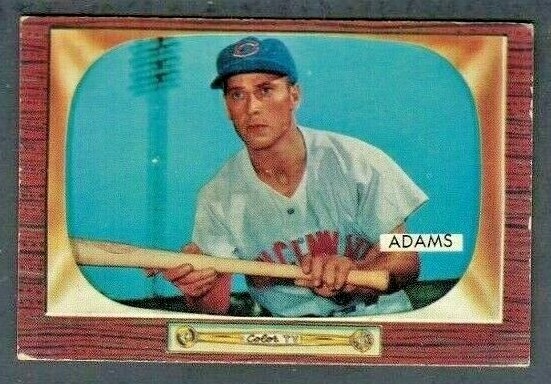 Bobby Adams 1955 Bowman ML Baseball Trading Card # 118 Reds LB | eBay