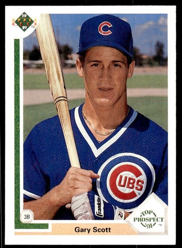 1991 Upper Deck Baseball Card Gary Scott Rookie Chicago Cubs #58 | eBay