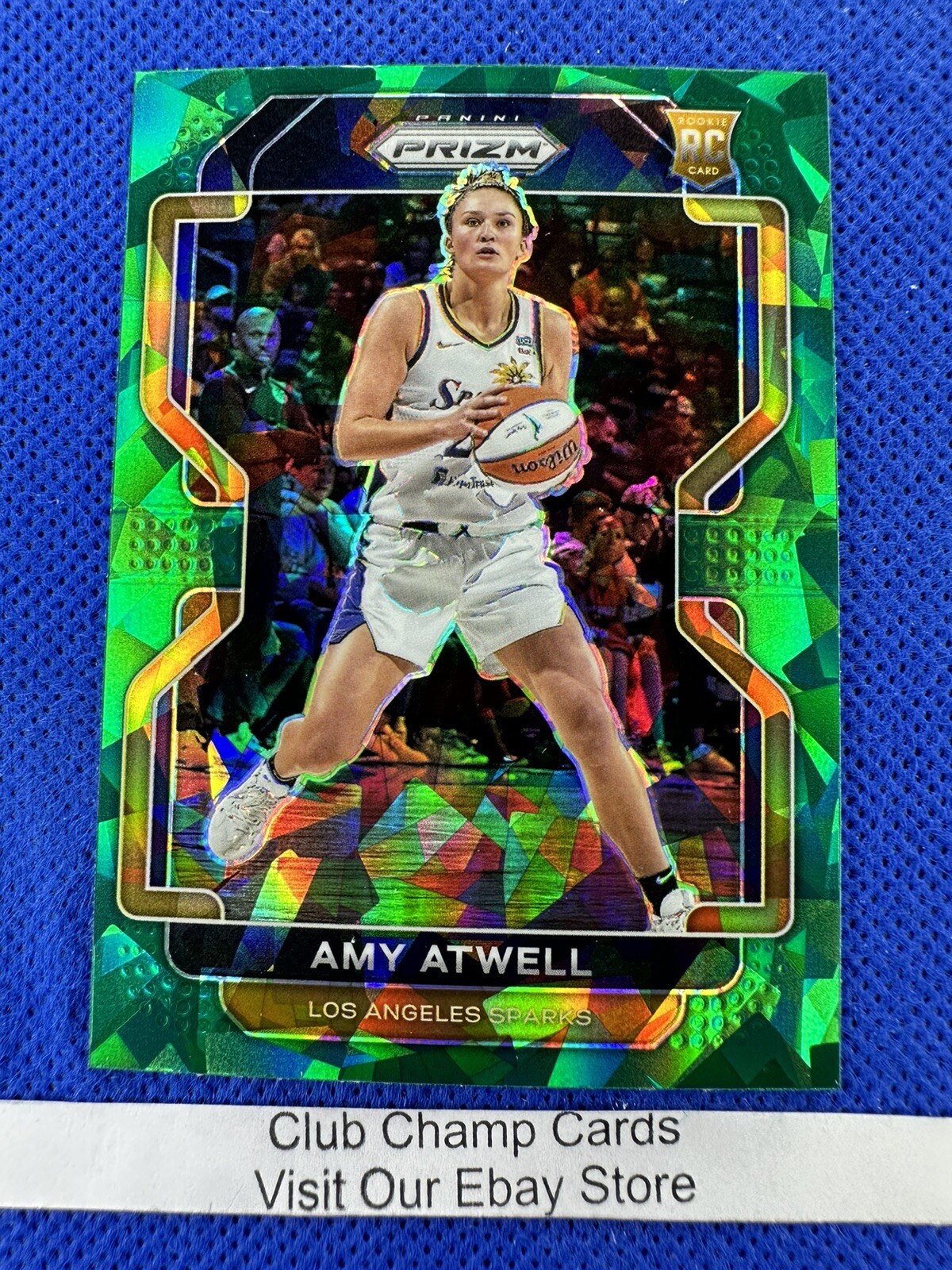 2022 #47 Amy Atwell WNBA Panini Prizm Basketball Green Ice Prizm RC ...