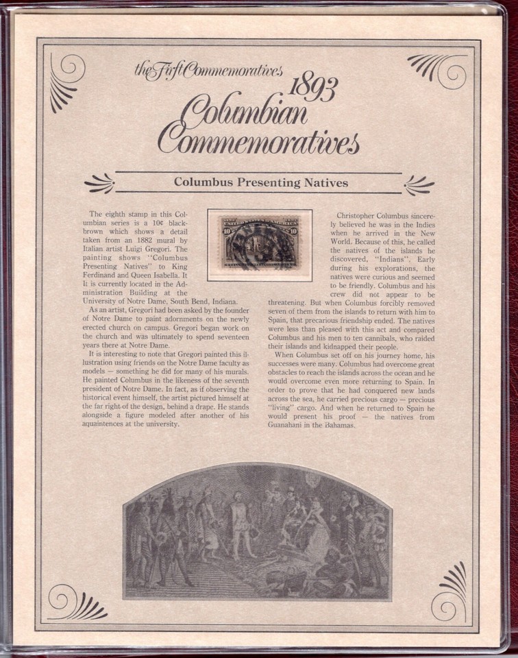 1893 America’s First Commemorative Stamps From The Columbian Exposition ...