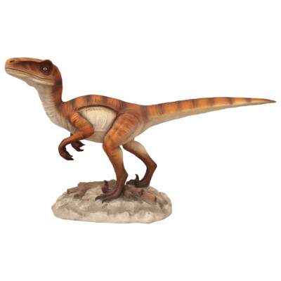 Raptor Dinosaur - Large Life Size Statue - Jurassic Dino - Indoor ...