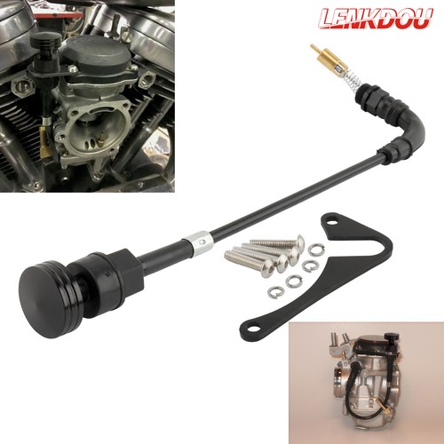 Carburetor Cable CV Choke Cable Relocation Bracket For Harley Sportster ...