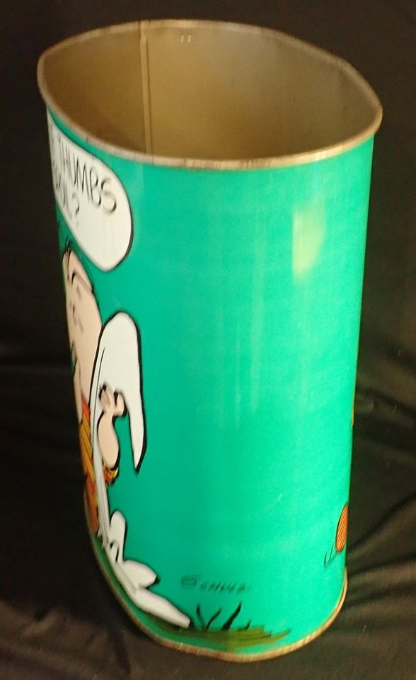 Rare Vintage Peanuts Snoopy Linus Pepermint Pady Cheinco USA Metal ...