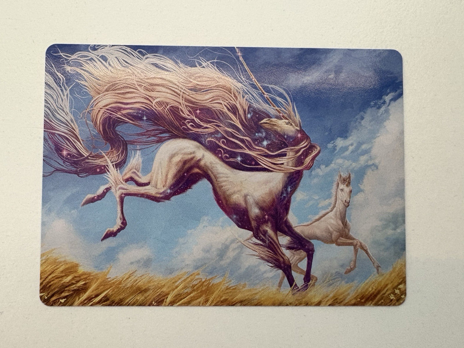 Nyxborn Unicorn Art Series MTG Magic the Gathering Card NM Near Mint MH3 | eBay