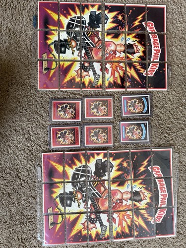 Jolted Joel And Live Mike Garbage Pail Kid Complete Puzzles, All A And ...