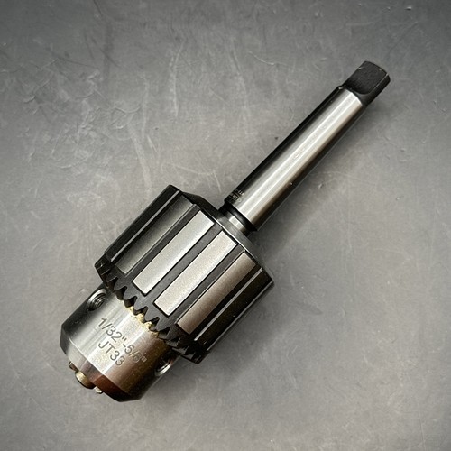 1/32"- 5/8" MT2 Drill Chuck for Lathe, JT33 Drill Chuck with Morse ...