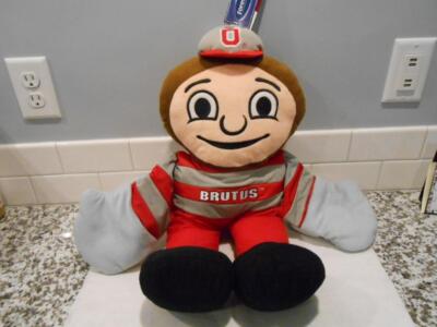 New Licensed Ohio State Buckeyes Mascot Brutus HUGE Plush Puppet S132 ...