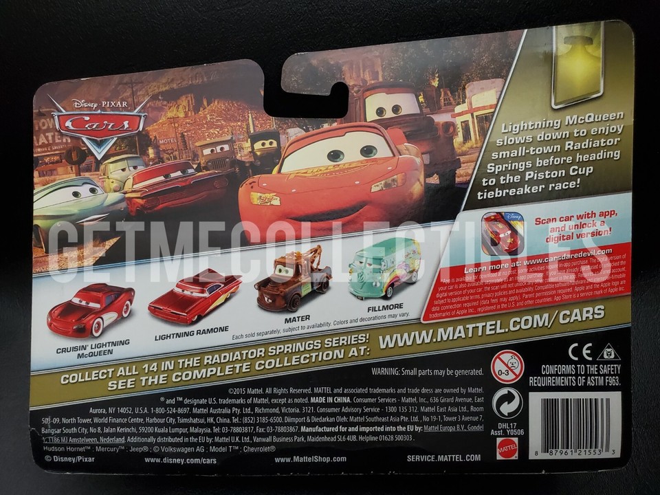 DISNEY PIXAR CARS STANLEY LIZZIE RADIATOR SPRINGS 2 PACK 2016 SAVE 6% ...