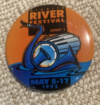 1992 Wichita Kansas Riverfest Festival Button | eBay
