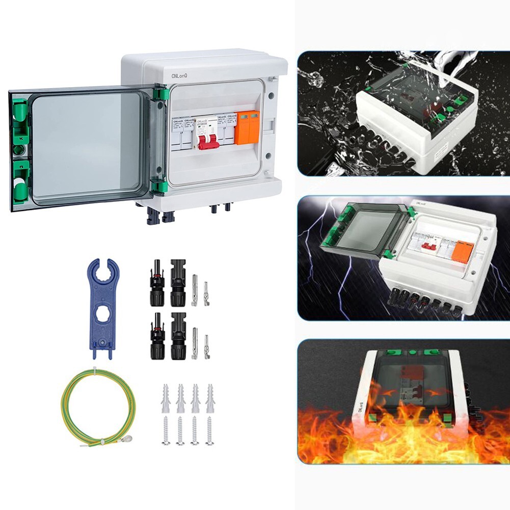 High Quality Solar PV Connection Box 2 in 1 Out 500V 32A Overload ...
