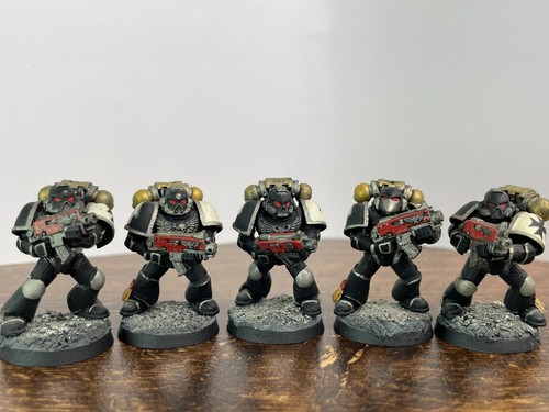 Warhammer 40k black templars space marines x5 first born 1088 | eBay UK