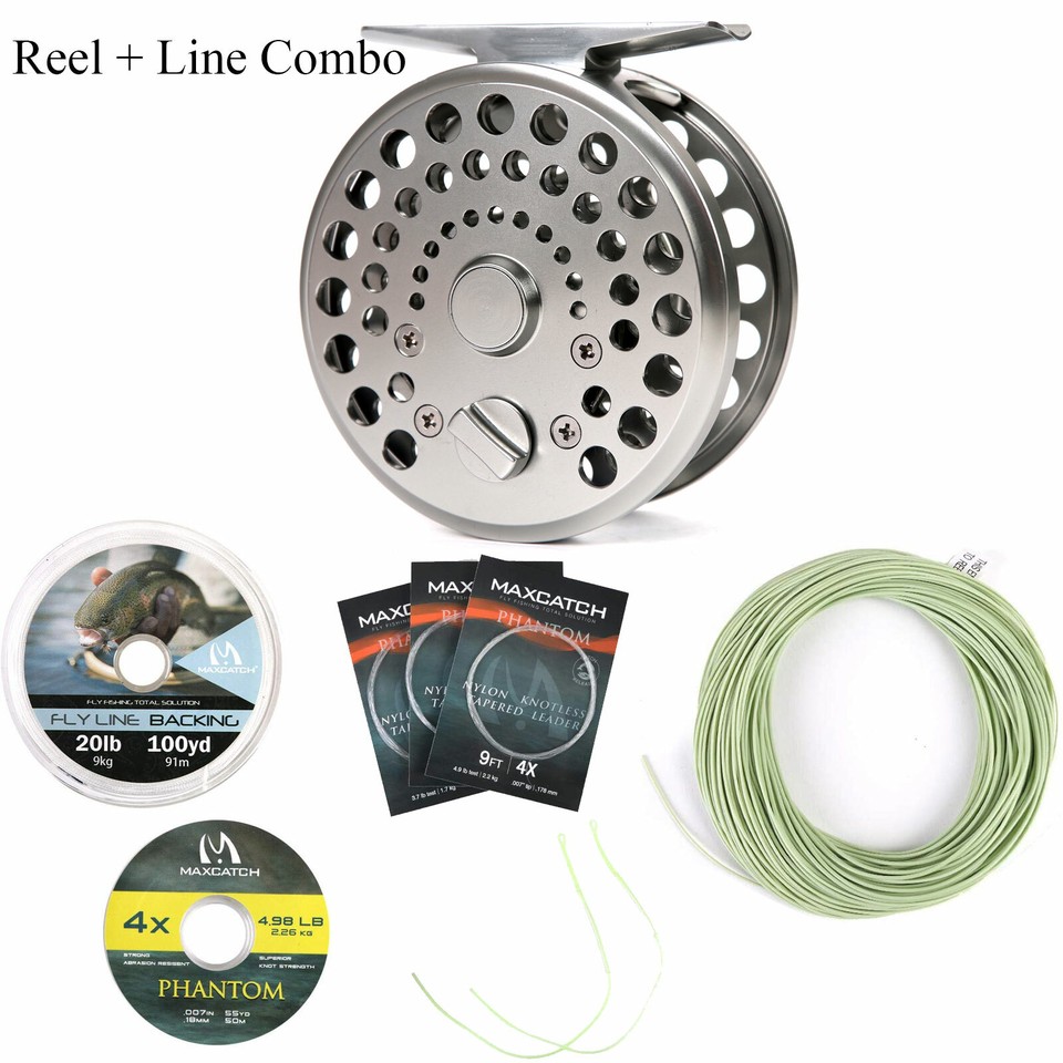 Maxcatch Classic Fly Reel 2/3 3/4WT Clicker And Pawl Drag Trout Fly ...