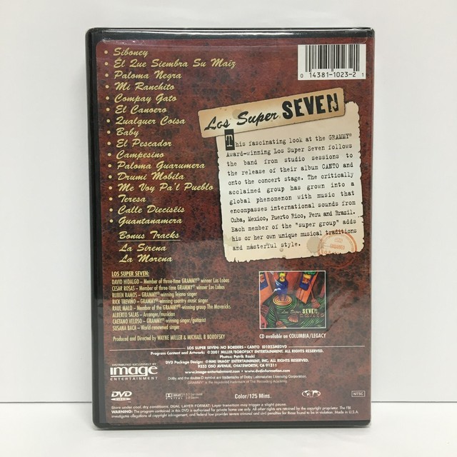 Los Super Seven: No Borders (DVD, 2002) for sale online | eBay