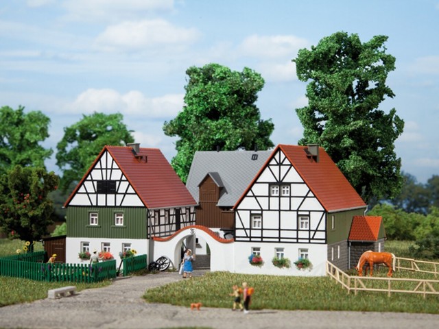 12257 Auhagen HO Kit of a Farm With 3 Buildings - * for sale online | eBay