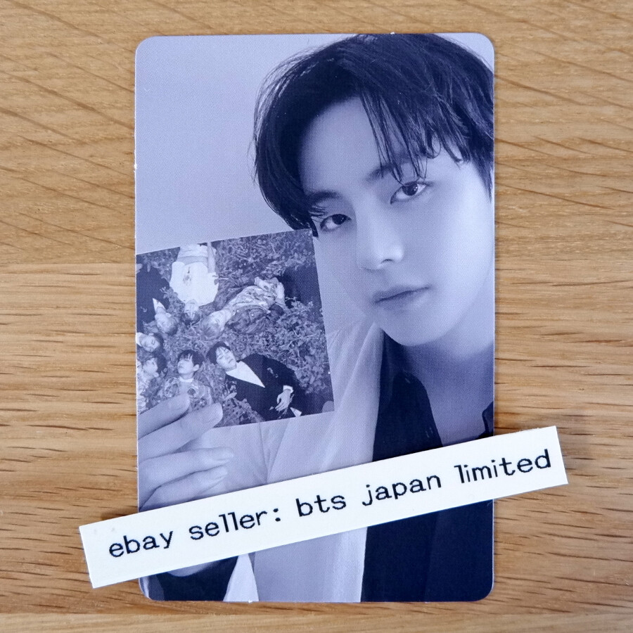 BTS Taehyung V PROOF Official Photocard Standard Compact Fan BTS Taehyung V PROOF Official Photocard Standard Compact Fan