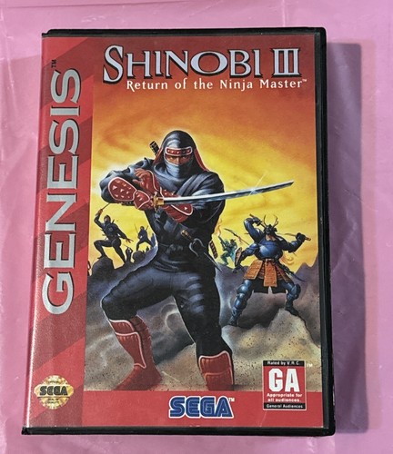 Shinobi III 3 Revenge Of The Ninja Master (Sega Genesis, 1993) - CIB ...