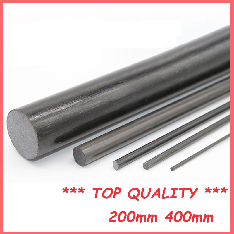 Carbon Fibre Rods Strips 200mm 400mm Lengths 1 1.5 2 2.5 3 4 5 6 8 mm ...