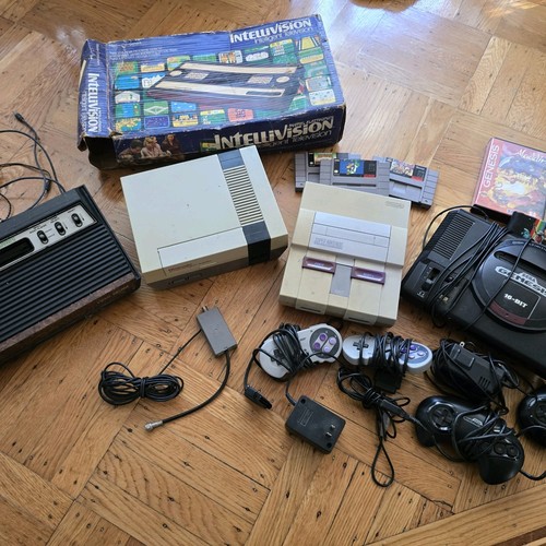 Lot Of 5 Vintage Video Game Consoles (AS IS, not tested) - Nintendo ...