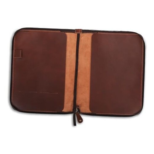 Heavy Duty Full Grain Leather Journal Cover (8.5 x 11 in.), Refillable ...