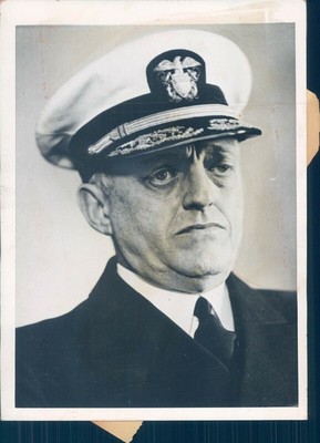 1942 Photo Vice Admiral Robert Lee Ghormley New Zealand Military 5x7 ...