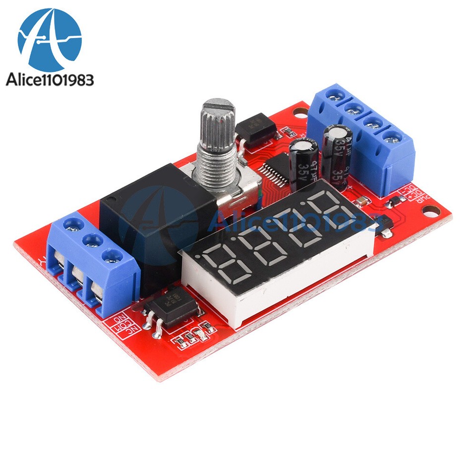 DC5V/12V/24V 10A Time Delay Relay Module 32 Modes Trigger Timer Control ...