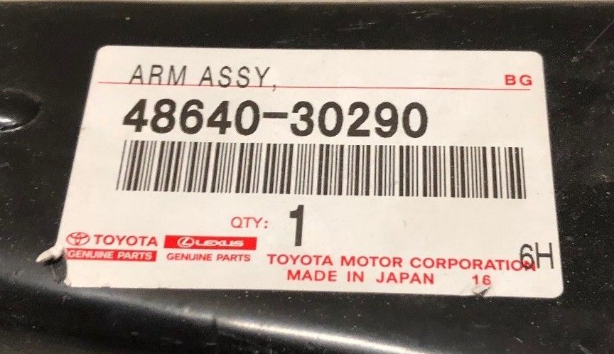 Genuine Lexus GS IS Front Lower Control Arm LH Driver Side 48640-30290 ...