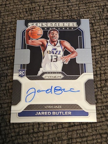 2021-22 NBA Prizm Jared Butler Rookie RC Sensational Signatures Prizm ...