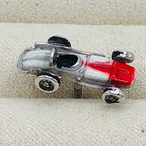 Vtg Swank 1960s Indy Car Silver Tone Enamel Tie Tack Pin | eBay