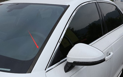 For Audi A4 S4 2017-2024 Black Titanium Front Window Windshield Strip ...