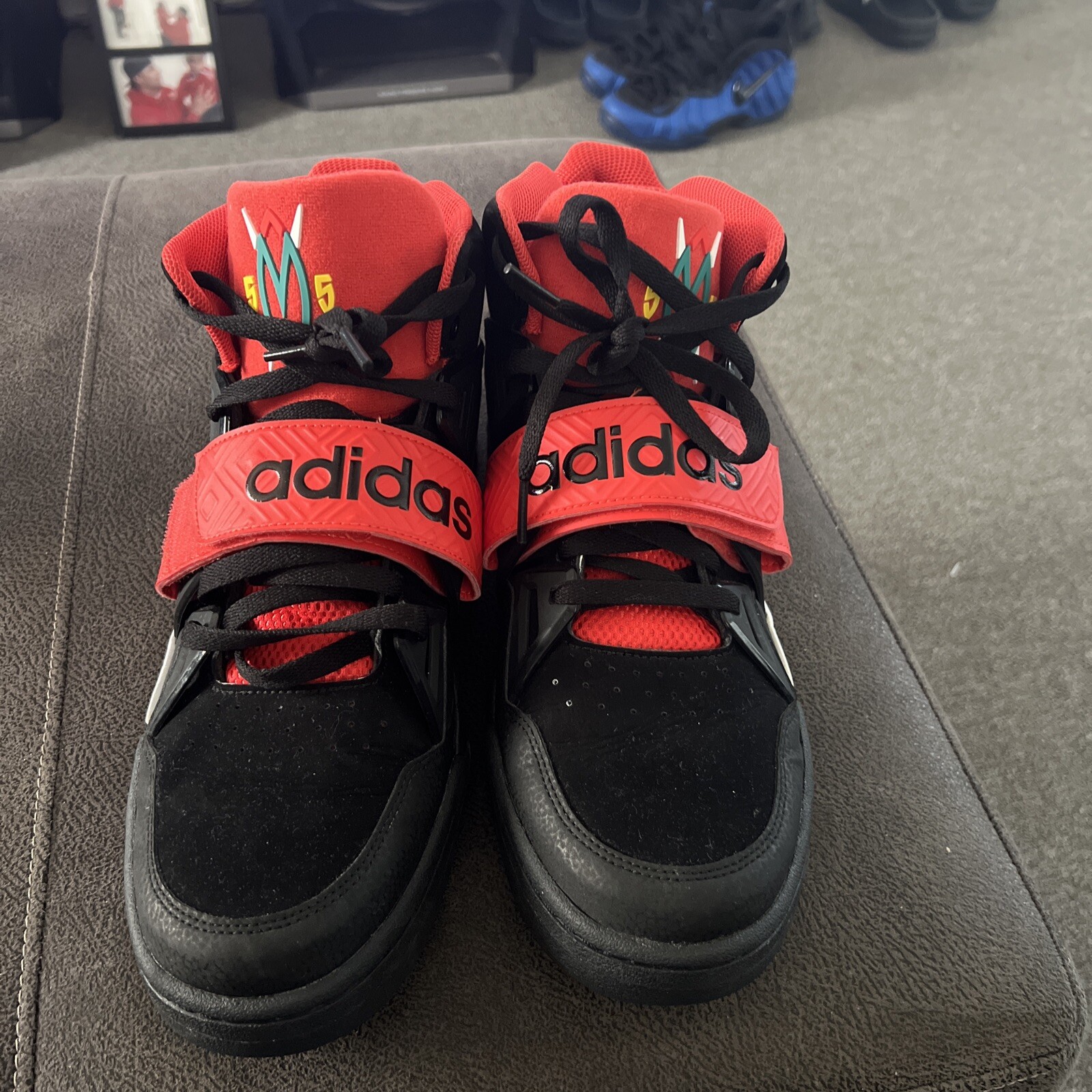 Size 12 - adidas Mutombo TR Block Black for sale online | eBay