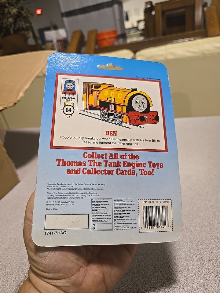 1992 ERTL Ben Shining Time Station Diecast Metal Thomas Friends Train ...