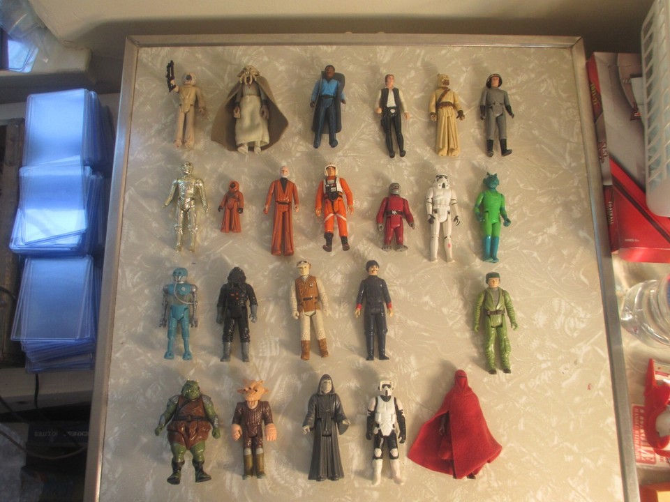 Lot of (23) Vintage Kenner Star Wars Figures! 1977 Hong Kong 1980 1983 ...