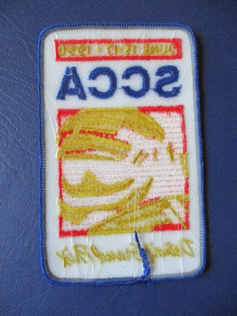 1990 Sports Car Club Association SCCA Racing Patch Detroit Grand Prix 4 ...