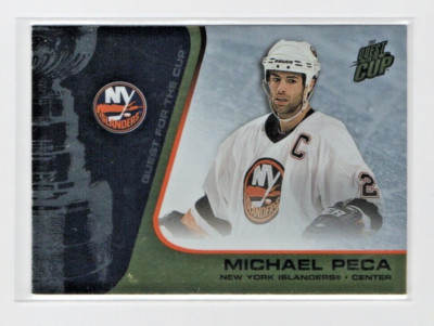 2002/03 PACIFIC QUEST FOR THE CUP GOLD /325 #61 MICHAEL PECA NEW YORK ...