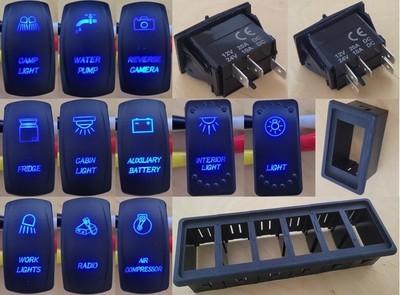 Carling-style rocker switches/covers/mounts for off-road/boat/RV | eBay