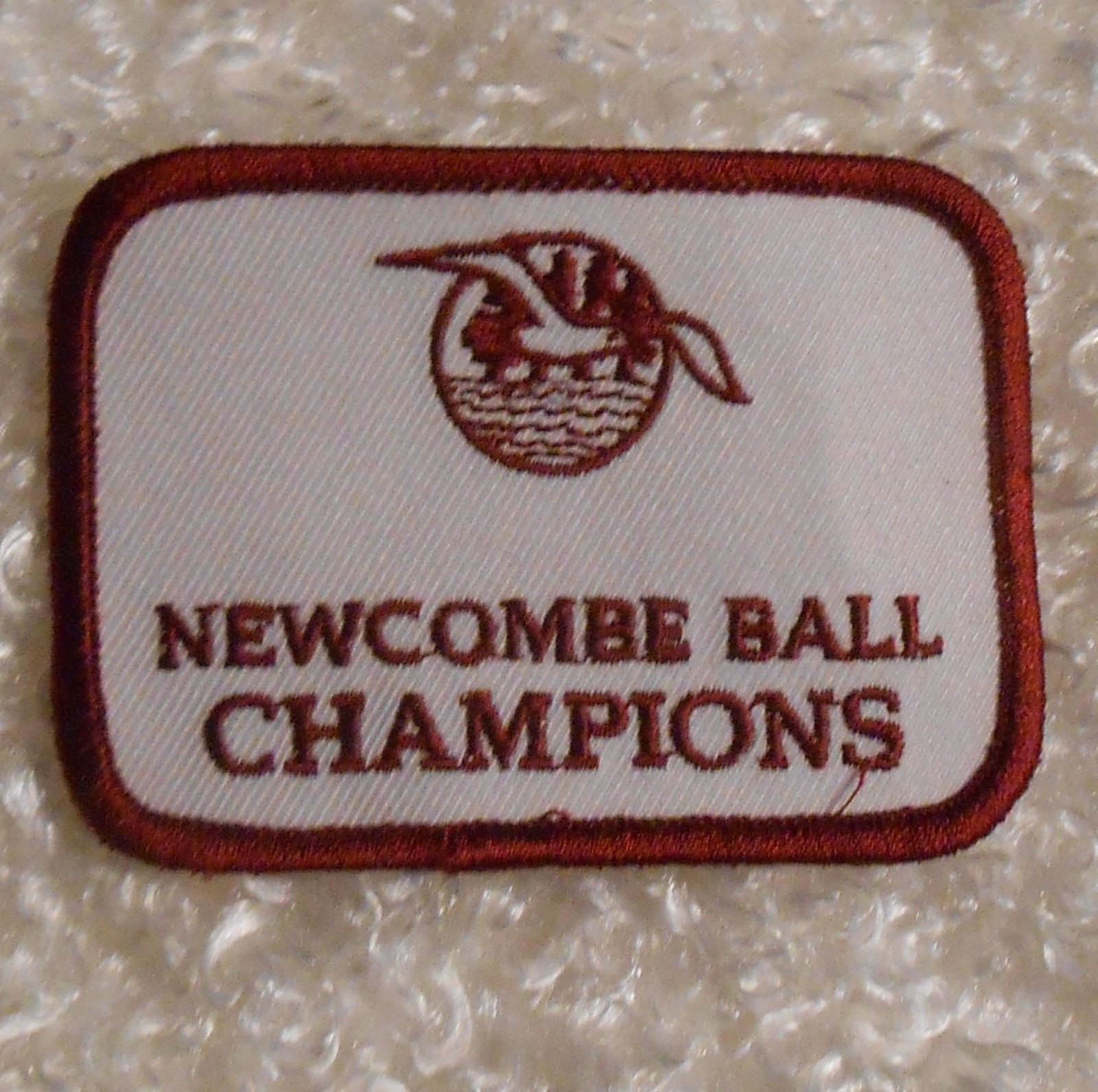 Newcombe Ball Champions Patch - 3 3/8" x 2 1/2" | eBay