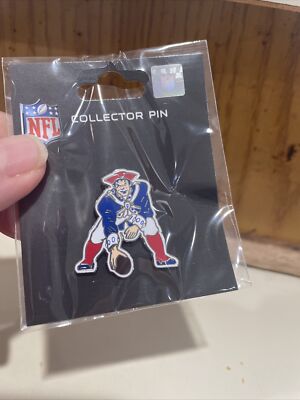New England Patriots pin retro NFL hat lapel collector Official Merch ...